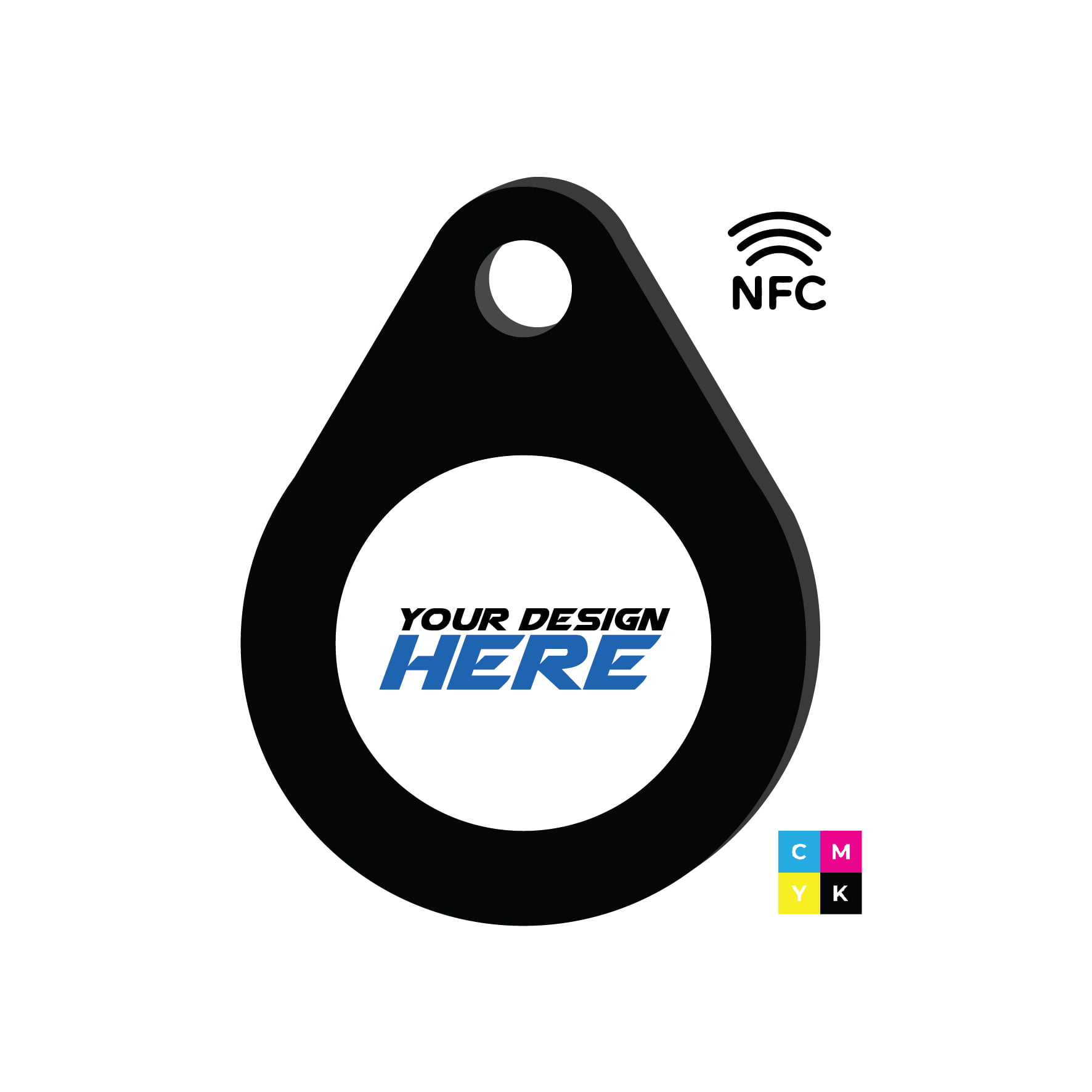 Add-on Product NFC tag keychain - SA Digital Cards